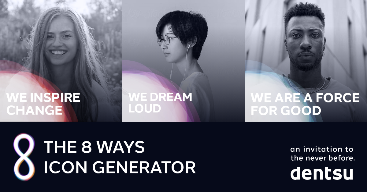 THE 8 WAYS ICON GENERATOR – 株式会社電通グループ